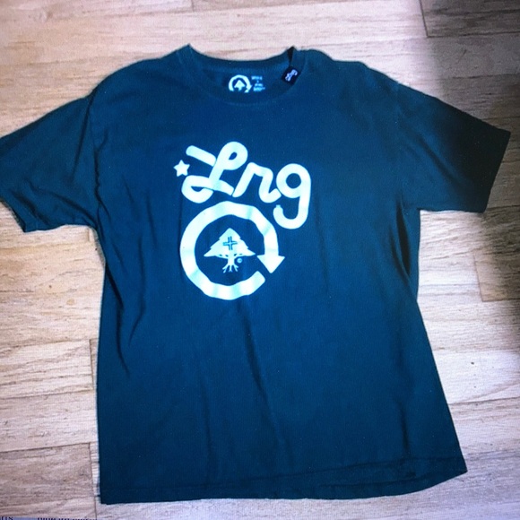 Lrg | Shirts | Lrg Dark Green Tee With White Logo | Poshmark